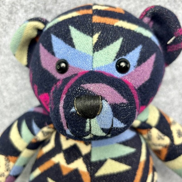 Pendleton | Toys | Vtg Pendleton By Gund Navajo Navy Wool Blanket Teddy ...